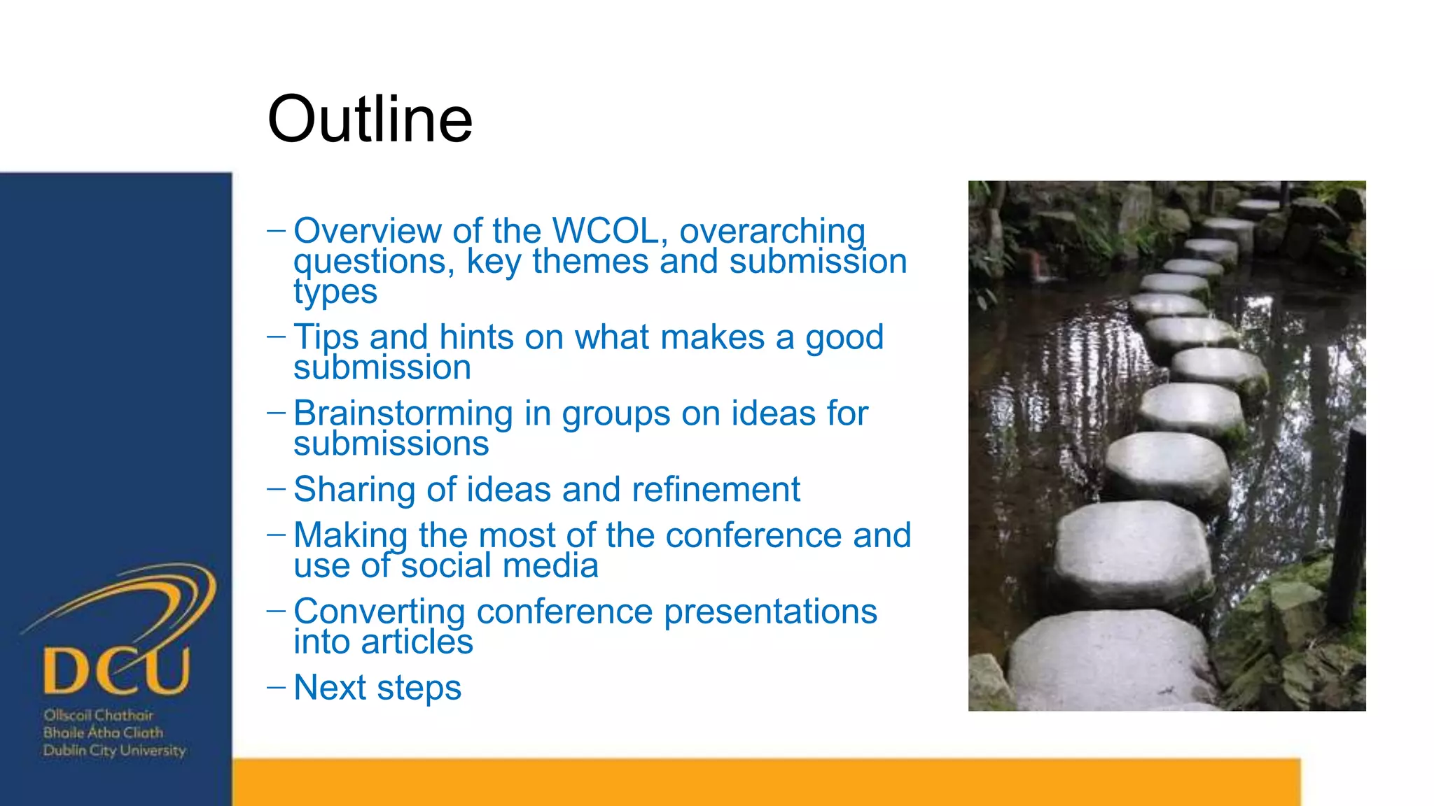 Wcol workshop | PPTX