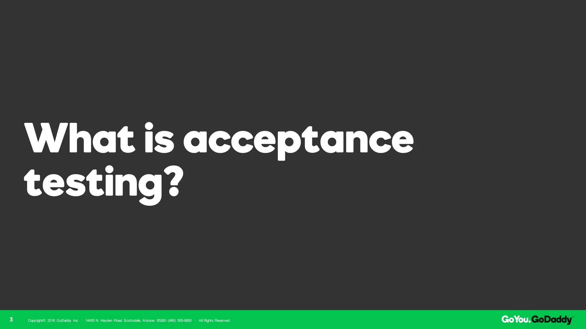 Catching Regressions Faster With Automated Acceptance Tests Ppt