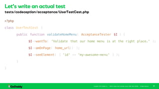 Catching regressions faster with automated acceptance tests | PPT