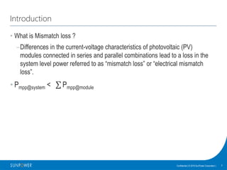 PV Mismatch loss study using flash test datasets | PPTX