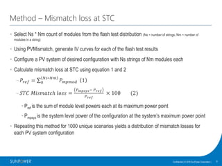 PV Mismatch loss study using flash test datasets | PPTX
