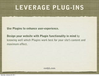 Wordcamp Phoenix - WordPress Plugins for Designers | PPT