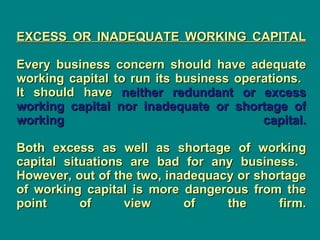 working capital management | PPT