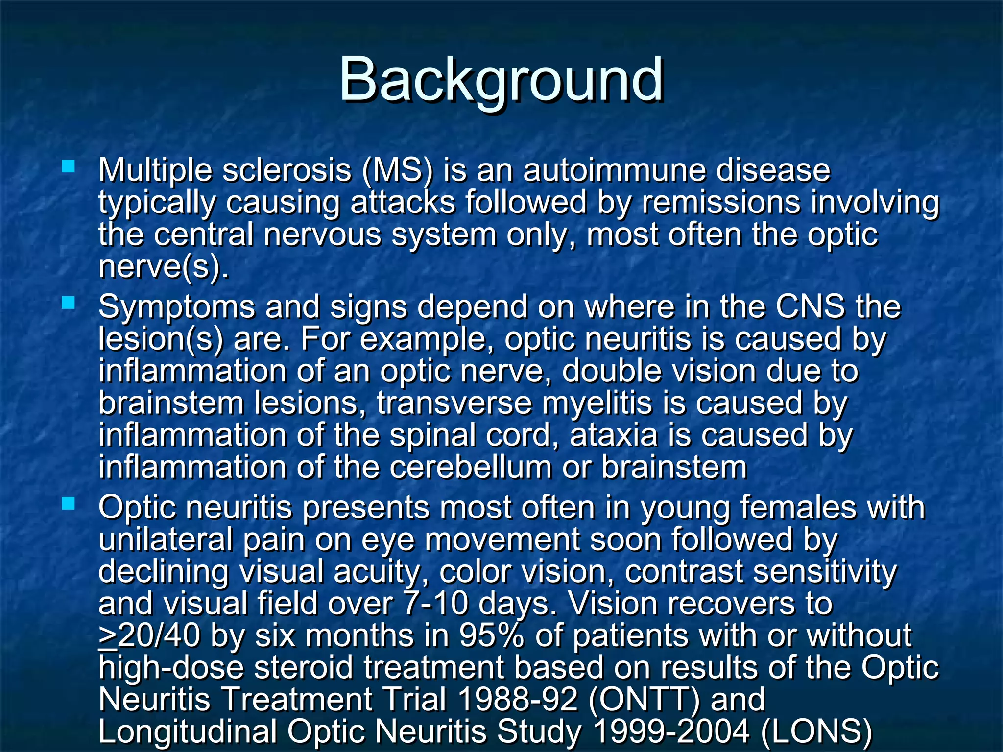 What's New in Multiple Sclerosis | PPT