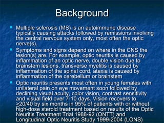 What's New in Multiple Sclerosis | PPT
