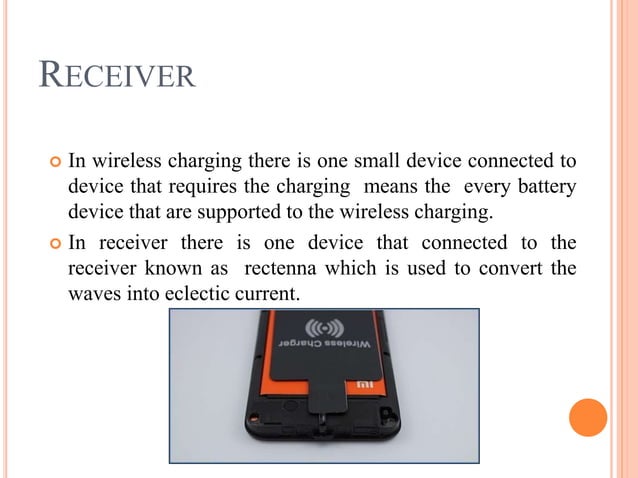 Wireless charging ppt | PPTX