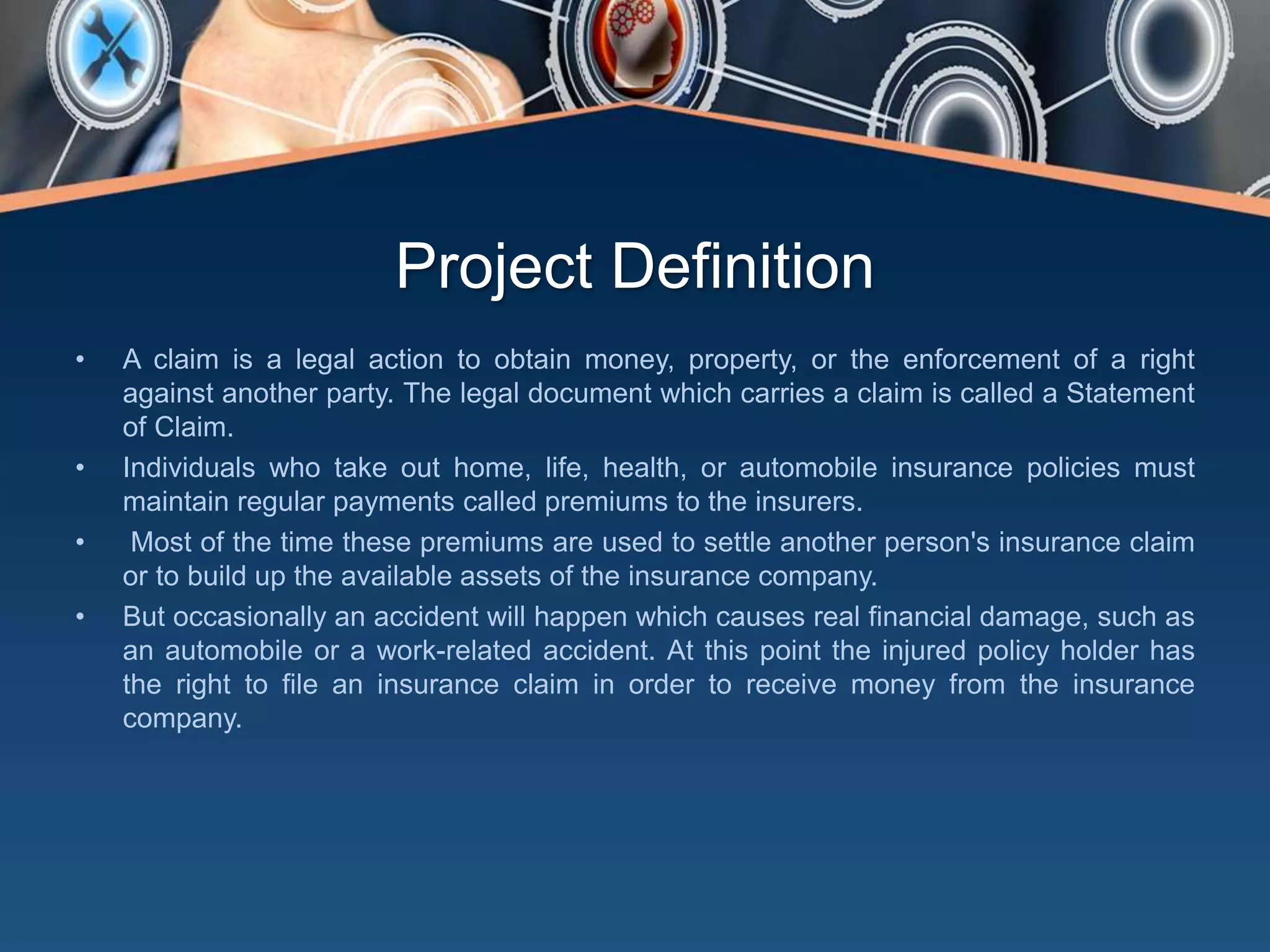 Web Based Claim Processing System | PPTX