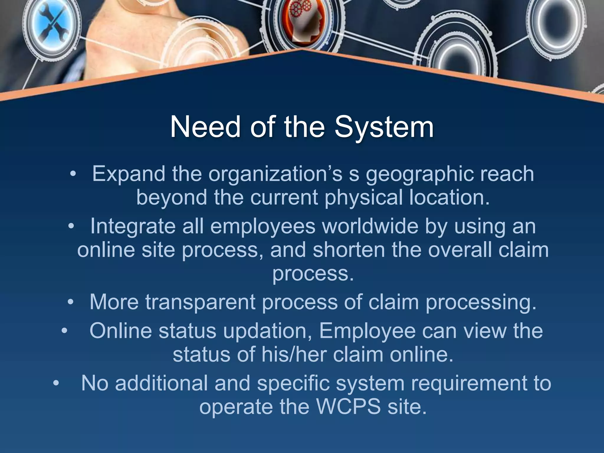 Web Based Claim Processing System | PPTX