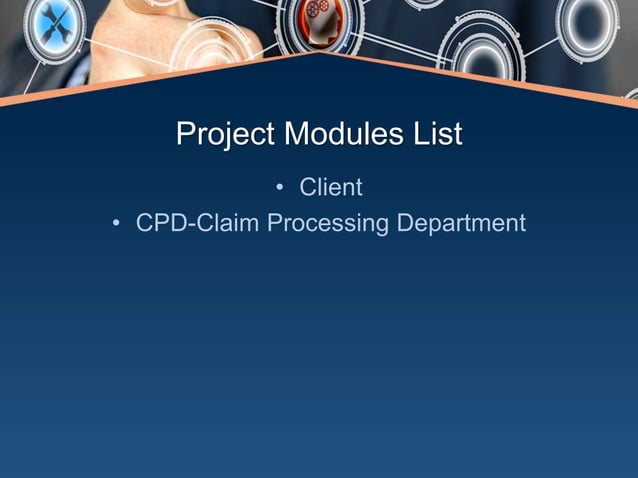 Web Based Claim Processing System | PPTX | Web Development | Internet