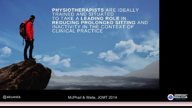 Promoting physiotherapy leadership to reduce sedentary behaviour in ...