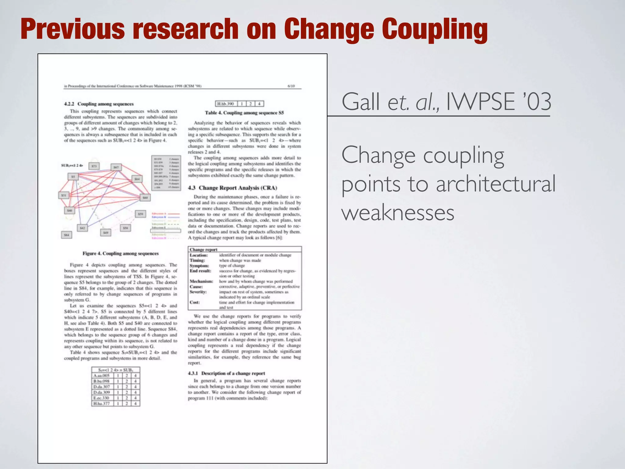 On the Relationship Between Change Coupling and Software Defects | PPT