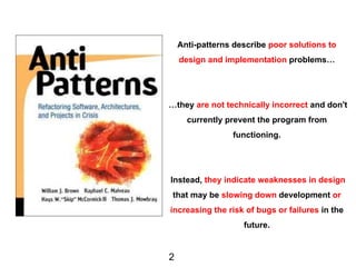Mining the Relationship between Anti-patterns Dependencies and Fault ...
