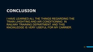 WCR Kota junction internship ppt | PPTX