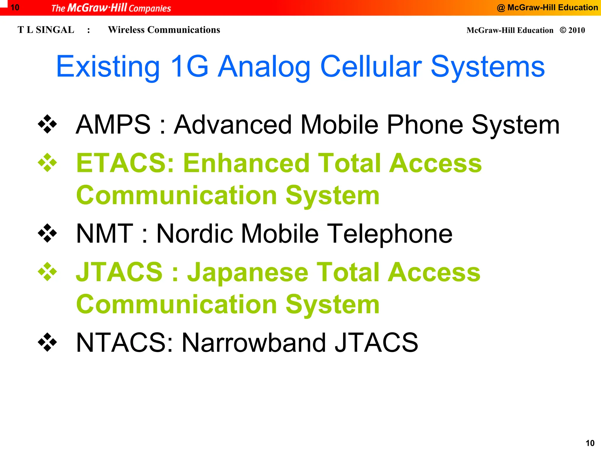 WCS wireless communication by T L Singal | PDF