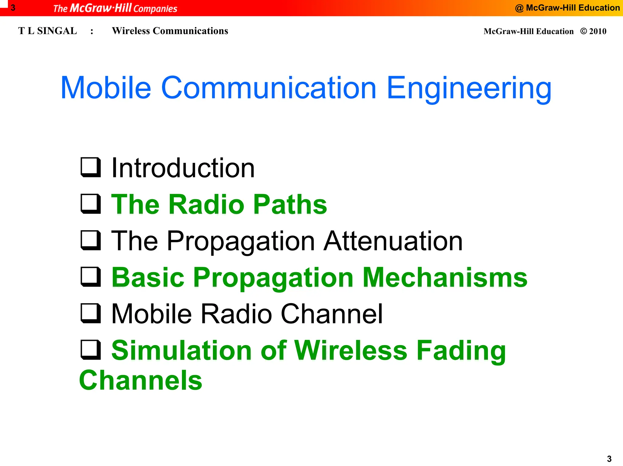 WCS wireless communication by T L Singal | PDF