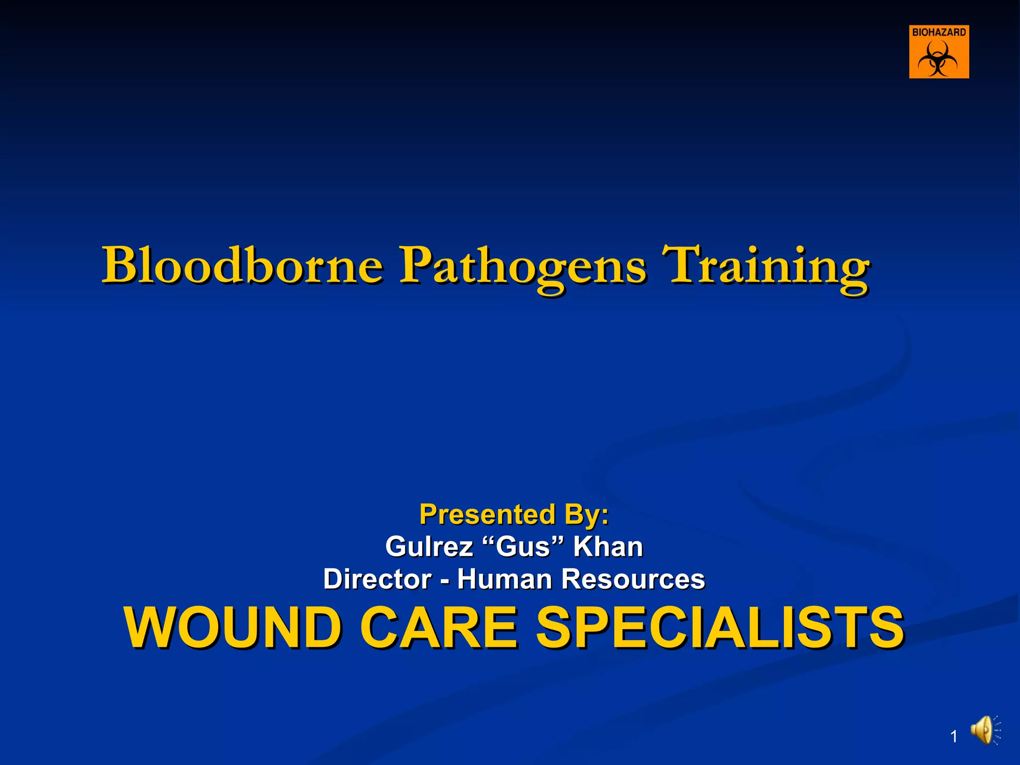 Wcs blood borne pathogens training | PPT