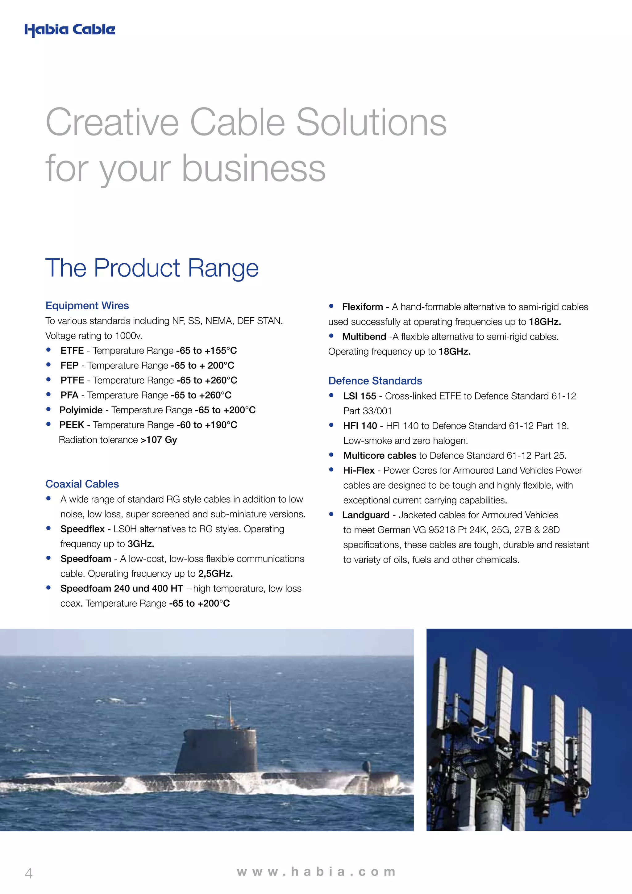 World Class Cable Solutions from Habia Cable | PDF | Manufacturing ...