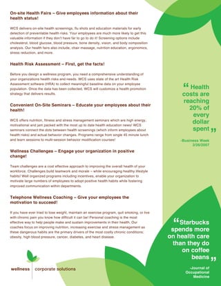 Wcs E Brochure | PDF