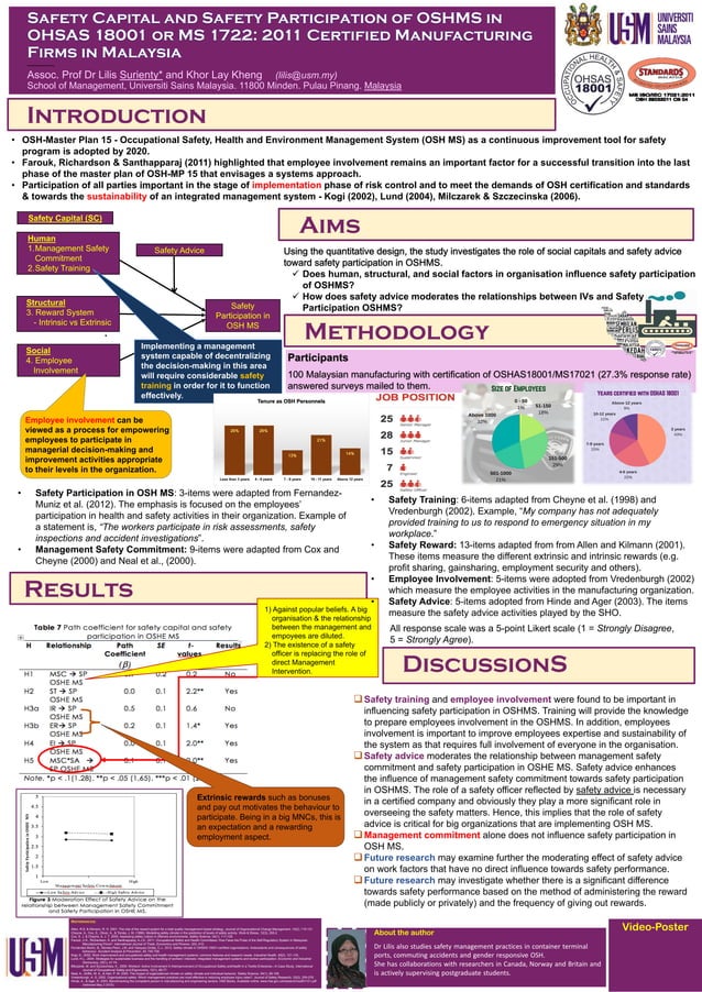 WCSH2017 Poster SMEs and OSHMS | PDF