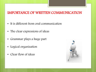 Written communication | PPTX