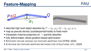 Design of a solar air heater using feature-mapping methods | PPT