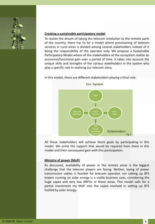 The Green Telecom Story - Wipro | PDF