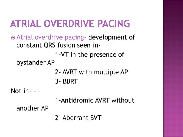 EP diagnosis of WIDE COMPLEX TACHYCARDIA | PPT