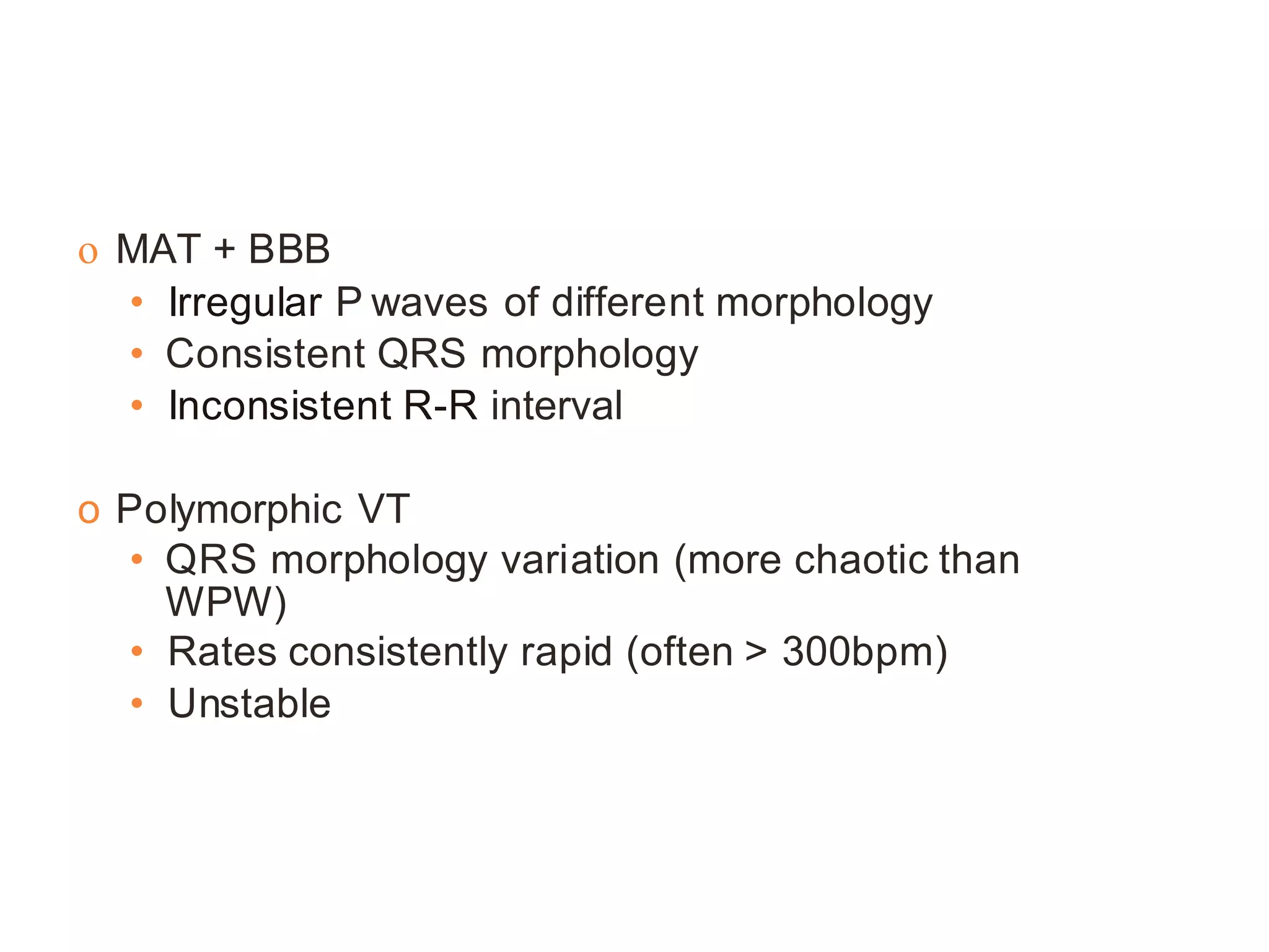 Wide QRS Complex Tachycardia (VT vs SVT) | PPTX | Heart and ...