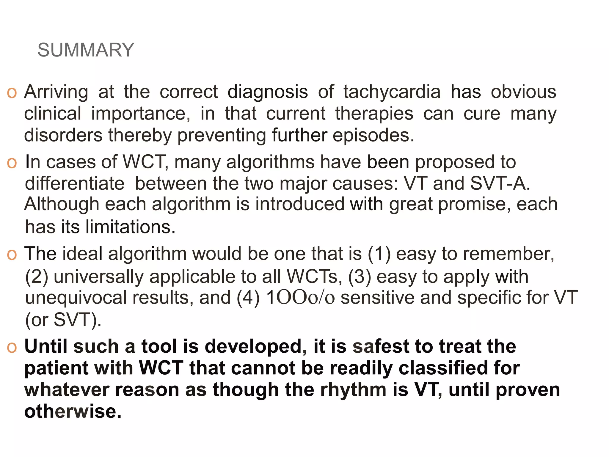 Wide QRS Complex Tachycardia (VT vs SVT) | PPTX
