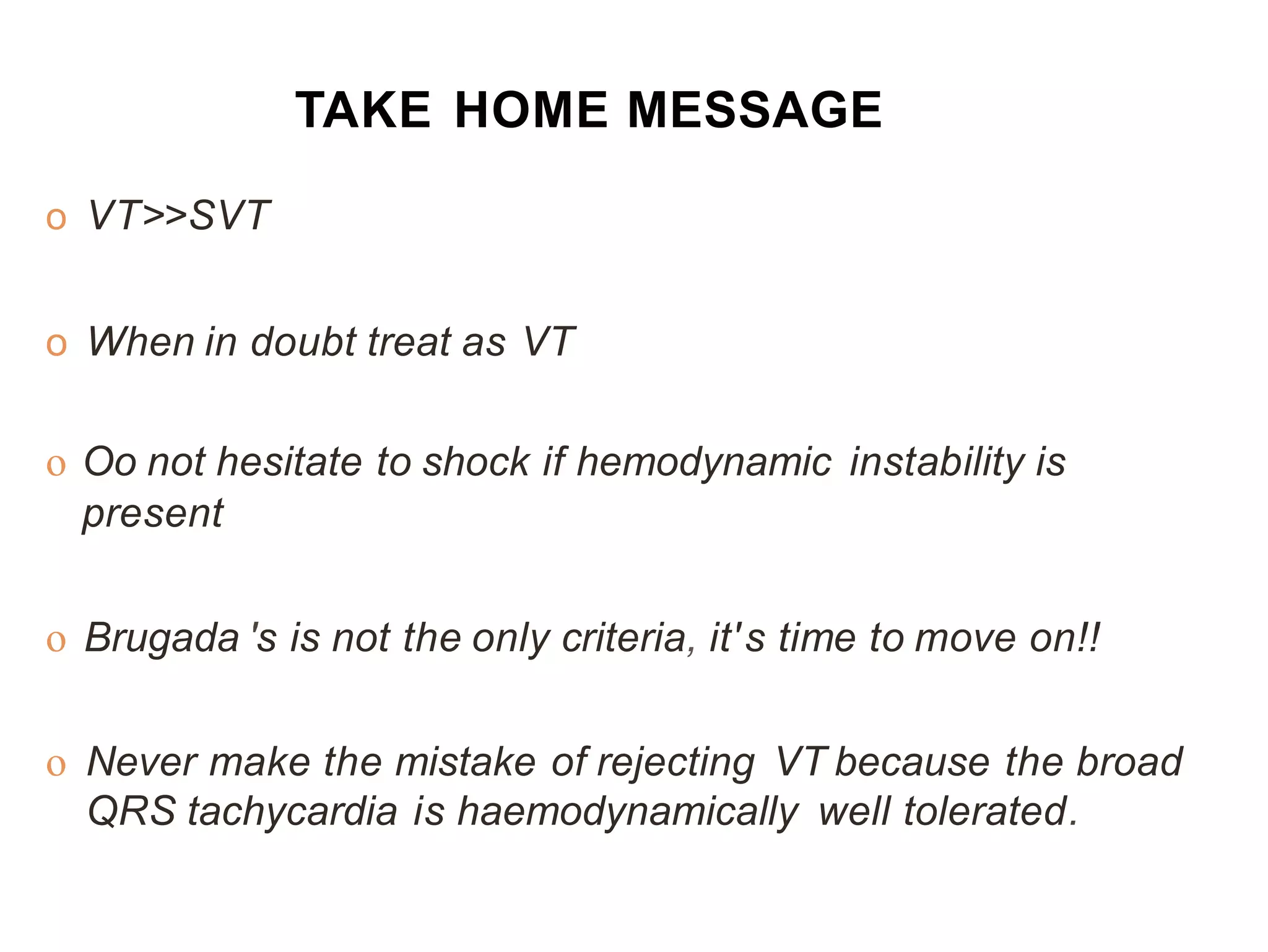 Wide QRS Complex Tachycardia (VT vs SVT) | PPTX | Heart and ...