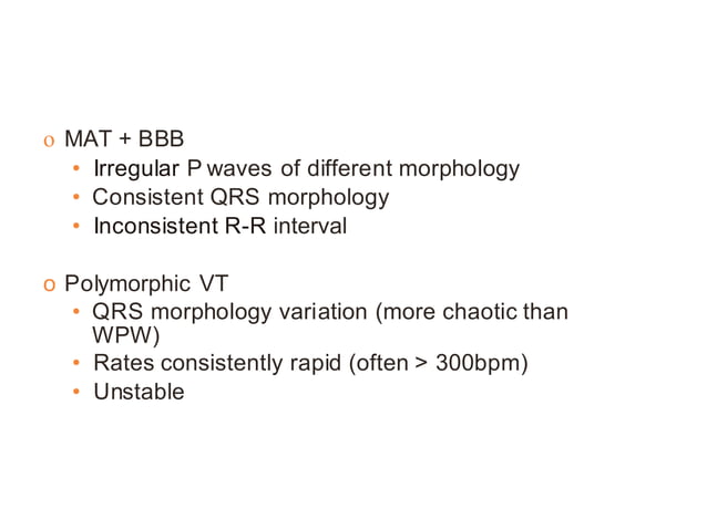 Wide QRS Complex Tachycardia (VT vs SVT) | PPTX | Heart and ...