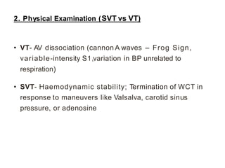 Wide QRS Complex Tachycardia (VT vs SVT) | PPTX