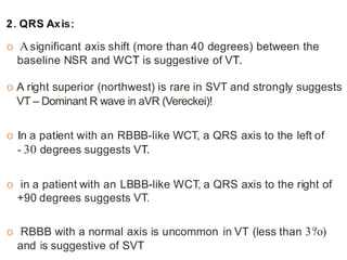 Wide QRS Complex Tachycardia (VT vs SVT) | PPTX