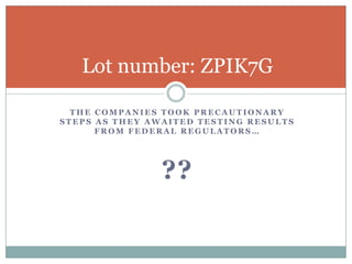 Whole Chain Traceability Consortium | PPTX