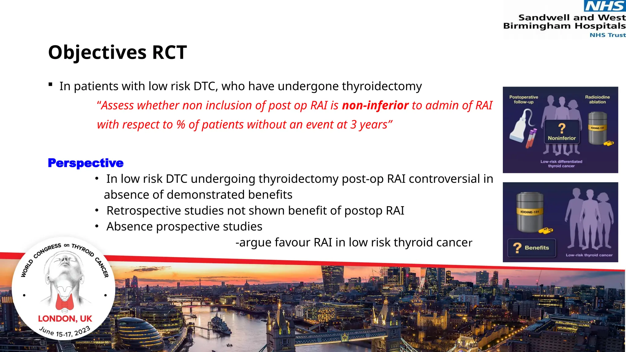 Critical appraisal of RAI low grade thyroid cancer | PPTX