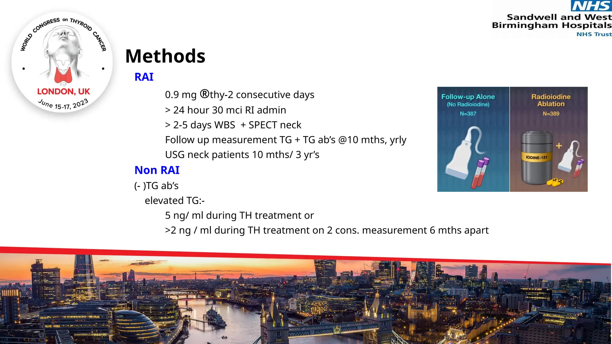 Critical appraisal of RAI low grade thyroid cancer | PPTX