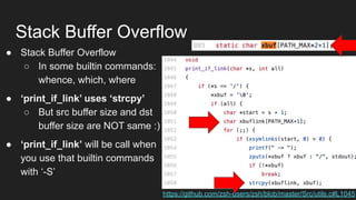 zsh for beginners WCTF 2019 Seminar | PPT