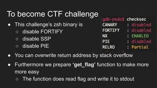 zsh for beginners WCTF 2019 Seminar | PPT