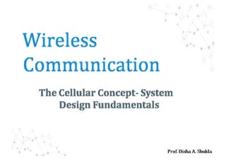 Wc the cellular concept system design fundamentals | PPT