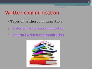 Written Communication unit 1 Personal Communication | PPT