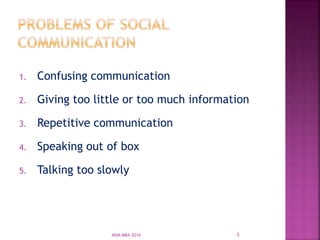 Wc unit 2 social commuication | PPTX