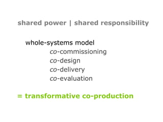 Co-production: What, why and how | PPT