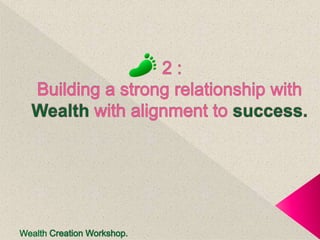 Wealth creation workshop - A way to become RICH and HAPPY | PPTX