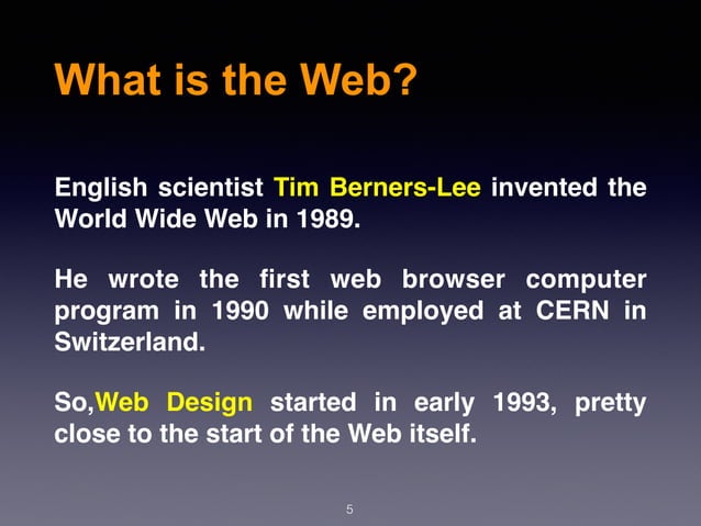 Web Design & Development - Session 1 | PDF