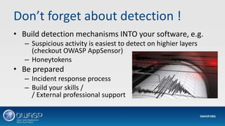 [OWASP Poland Day] Application frameworks' vulnerabilities | PPT