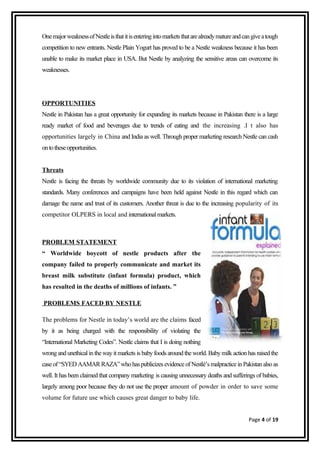 Nestle report | DOC