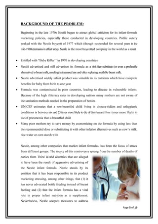Nestle report | DOC