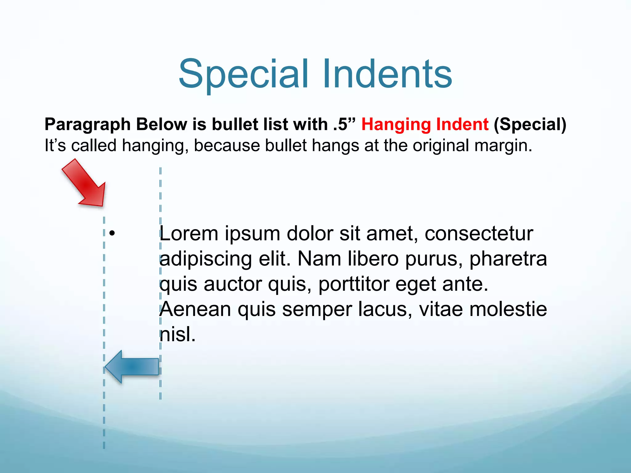 CSC102 Word Paragraph Formatting | PPT