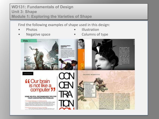Wd131 unit 3 module 1 exploring the varieties of shape | PPT Wd131 unit 3 module 1 exploring the varieties of shape | PPT