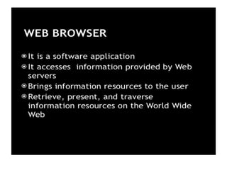 An Introduction To World Wide Web | PPTX